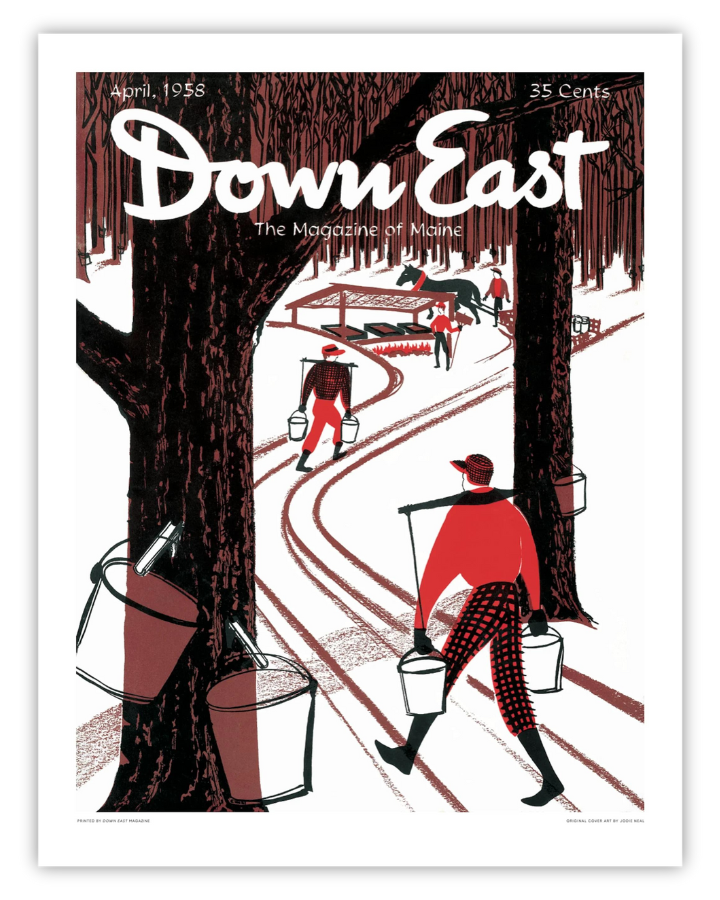 Down East Magazine Cover Poster April 1958 | Down East Posters | Down ...