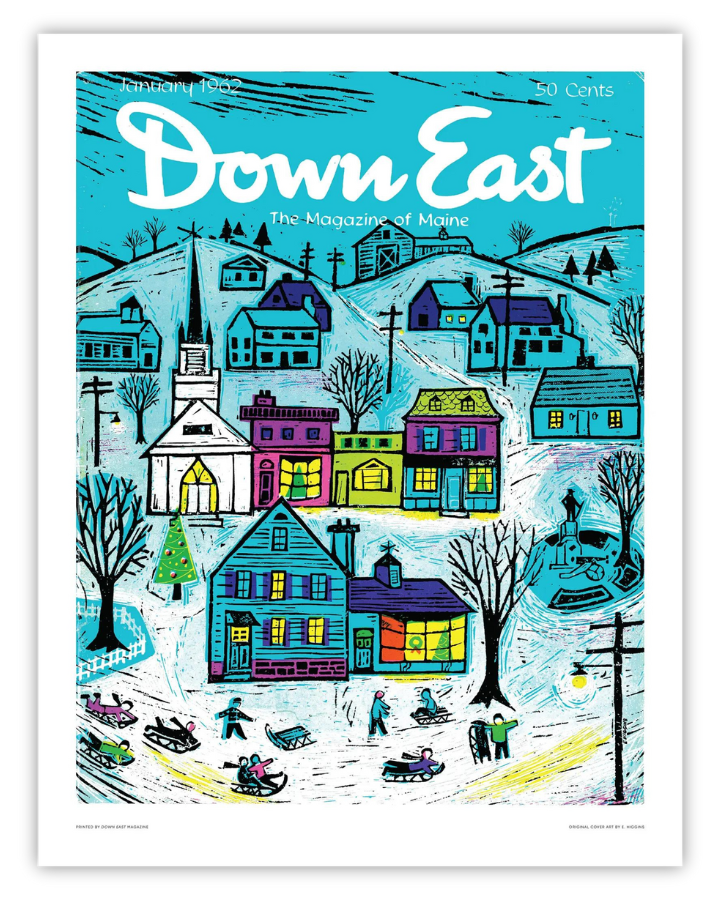Down East Magazine Cover Poster January 1962 | Down East Shop