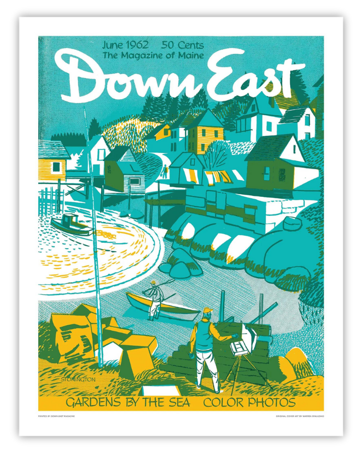 Down East Magazine Cover Poster June 1962 | Down East Shop