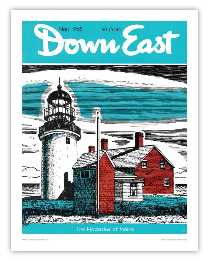 Down East Magazine Cover Poster May 1965 | Down East Shop