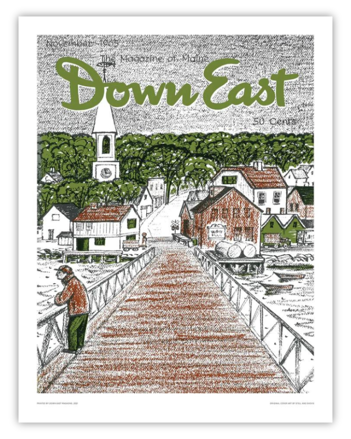 Down East Magazine Cover Poster November 1965 | Down East Shop