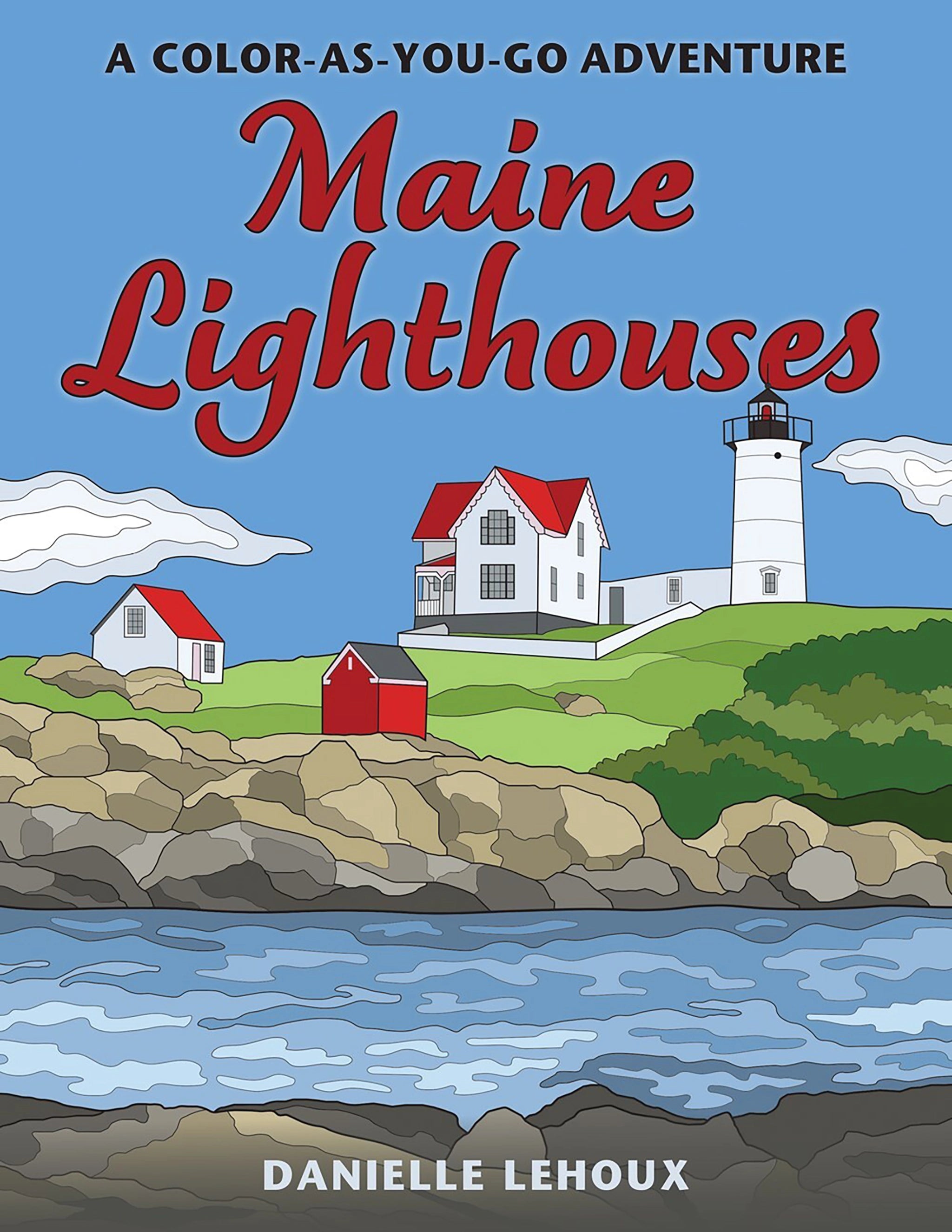 maine lighthouse coloring pages