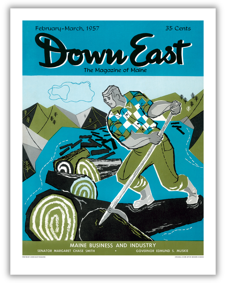 Down East Magazine Cover Poster March 1957 - Down East Posters | Down ...