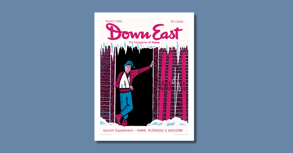 Down East Magazine Cover Poster March 1964 | Down East Posters | Down ...