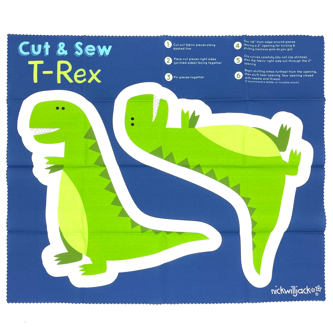 Cut & Sew T-Rex Kit - Nickwilljack | Down East Shop