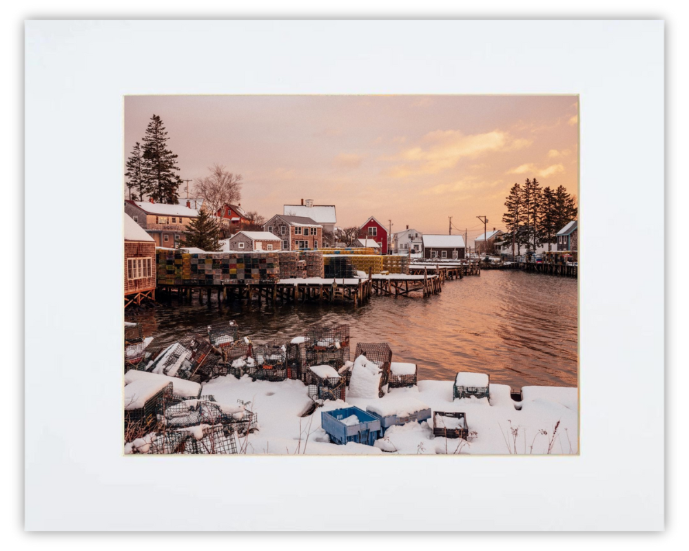 Port Clyde in Winter Print | Down East Photography Prints | Down East Shop